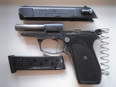 Security firearms | Non-lethal traumatic pistols for security officers