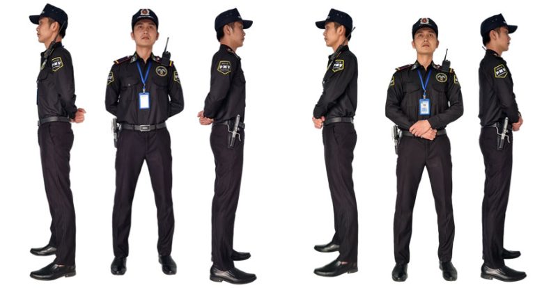 Black security uniform | Show the strength and might of security guards ...